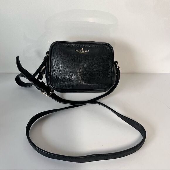 kate spade | Bags | Kate Spadeny Double Zipper Adjustable Strap Pebbled ...